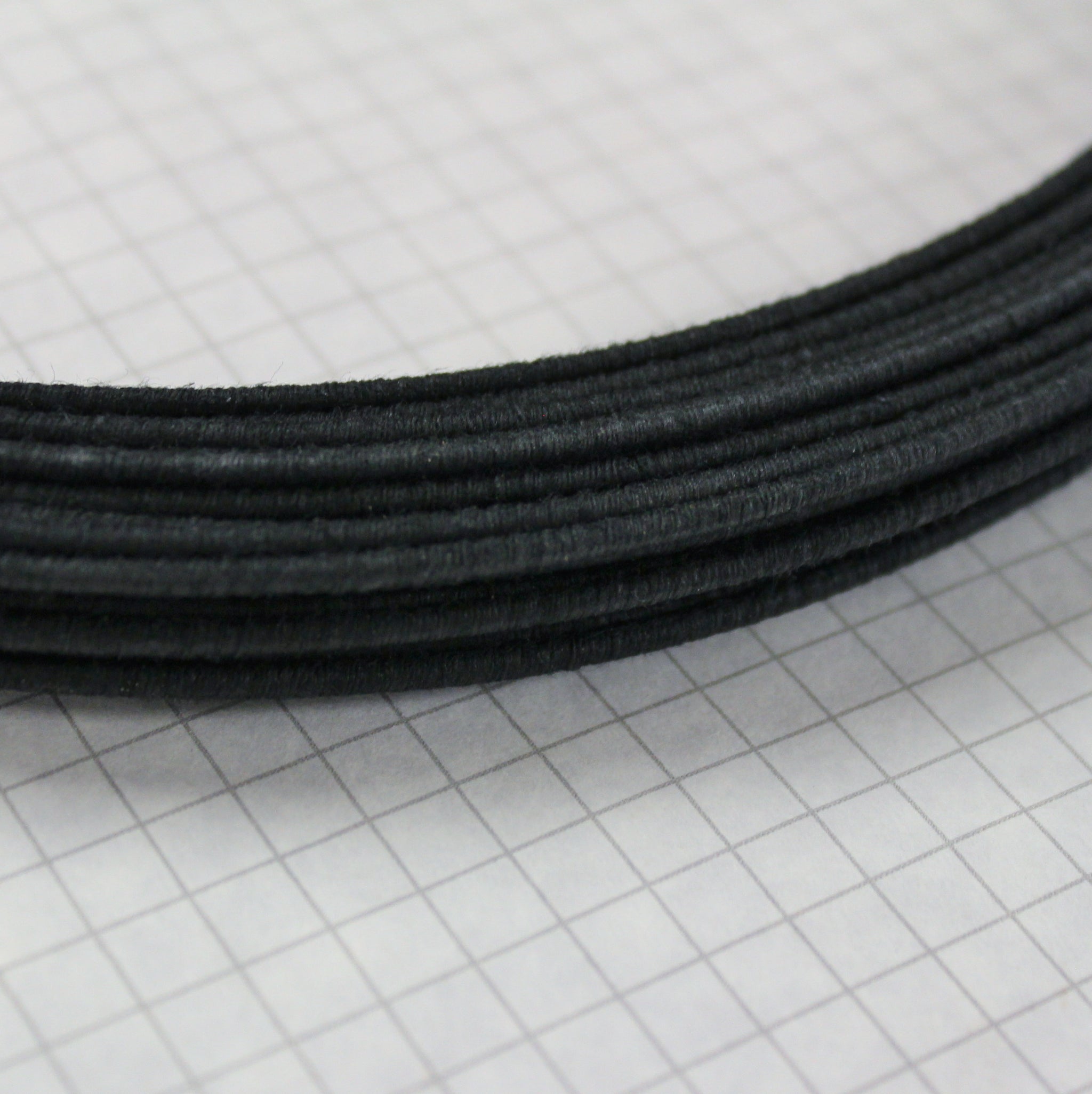 Hat wire/millinery wire 16 gauge black 30yd coil Cotton Wrapped