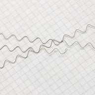 Zigzag wires - Wiggle bones - Collar wires 19cm long (7 1/2in)