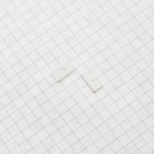 Bone tips/Bone caps 6mm (1/4 inch) White