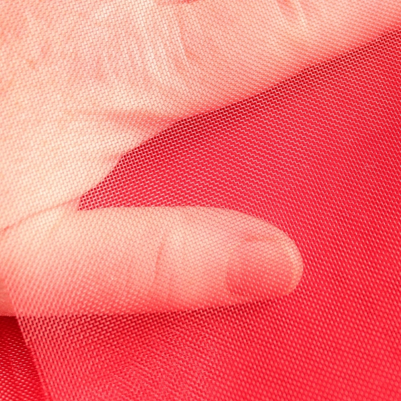 Red Nylon Mesh Can be Used for Corset Making