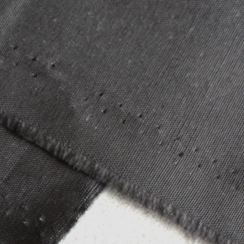 Black coutil substitute for corset making