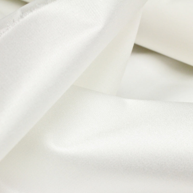Matte satin coutil, white 54 inch wide